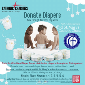 Donate Diapers - Old St. Mary's Catholic Church